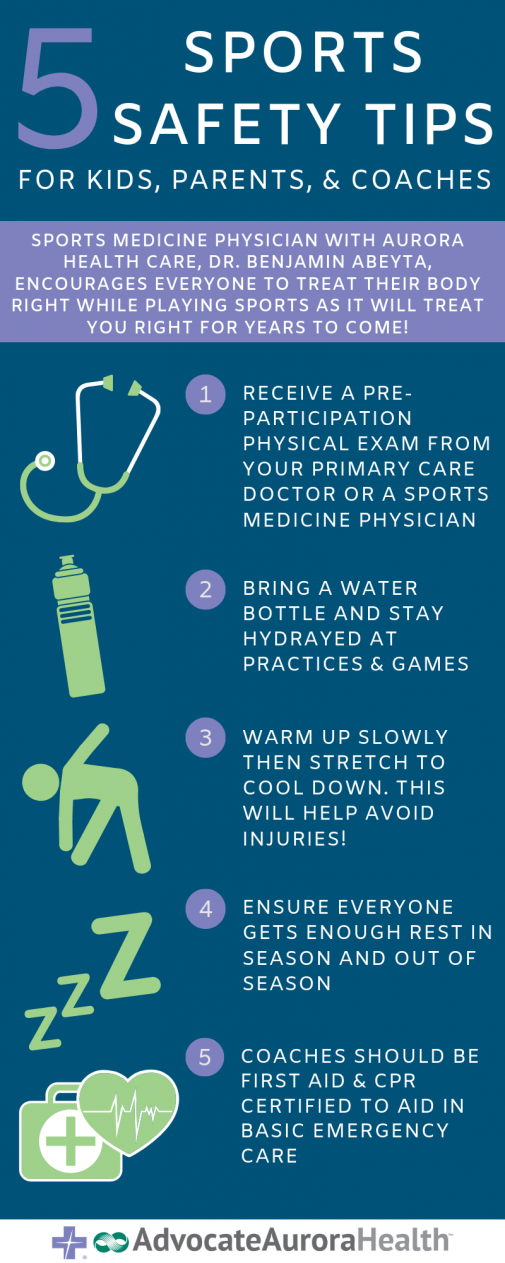 5 ways to stay safe when playing sports | health enews
